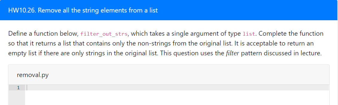 Solved HW 10 27 Return The Sum Of All Even Numbers From A Chegg