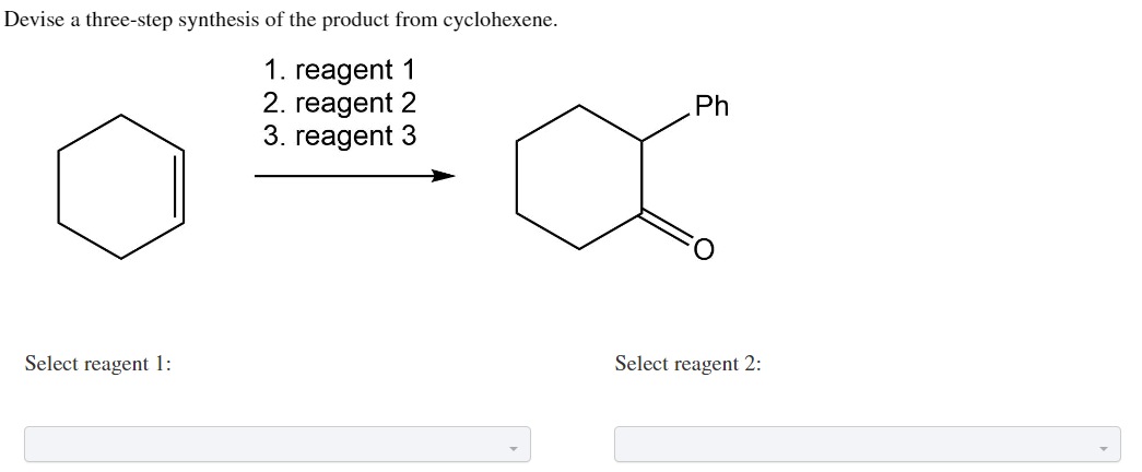 Solved I only need help with what reagents 1 and 2 are I | Chegg.com