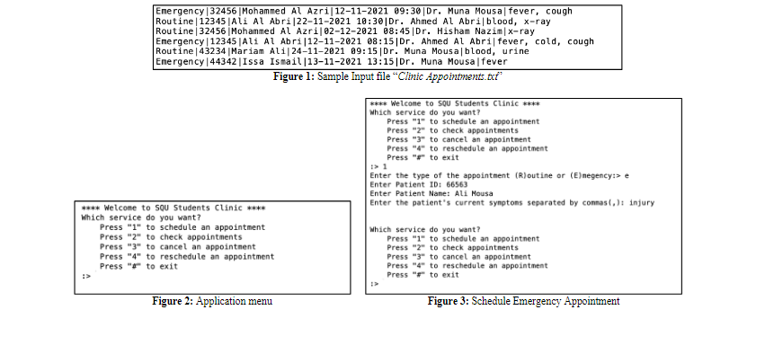 Solved Java Question: Read the initial appointments records | Chegg.com