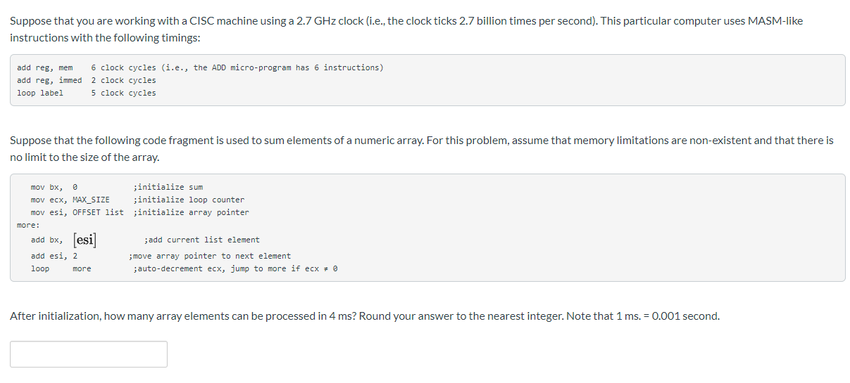 Suppose you have a RISC machine with a 1.6 GHz clock | Chegg.com