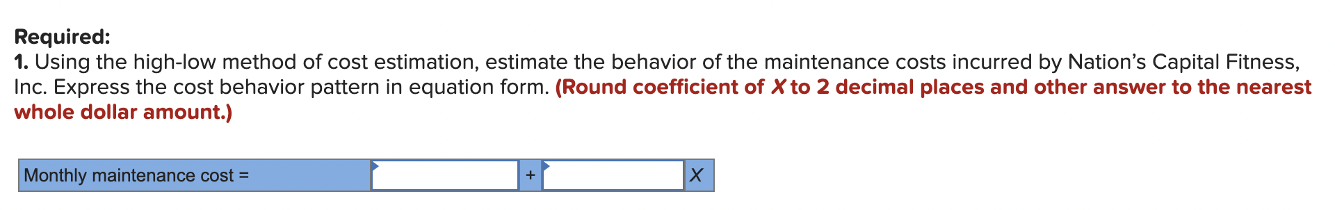Solved Required information Problem 6-38 High-Low Method; | Chegg.com Solved Required information Problem 6-38 High-Low Method; | Chegg.com