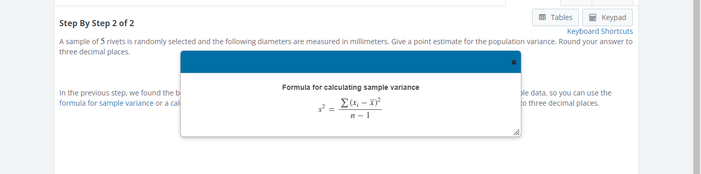 Solved A sample of 5 rivets is randomly selected and the | Chegg.com