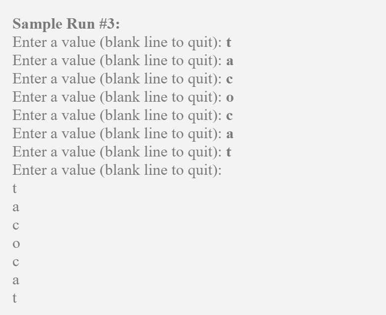 Solved Task: Write a program that reads a collection of | Chegg.com