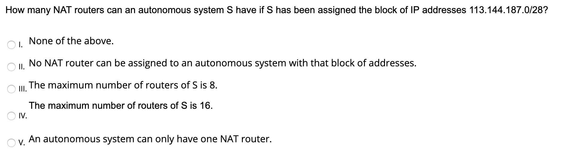 Solved How many NAT routers can an autonomous system S have | Chegg.com