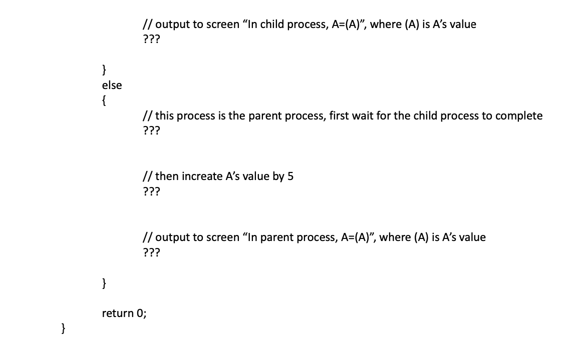 Solved 5 Complete The Following C Code By Filling All 6704