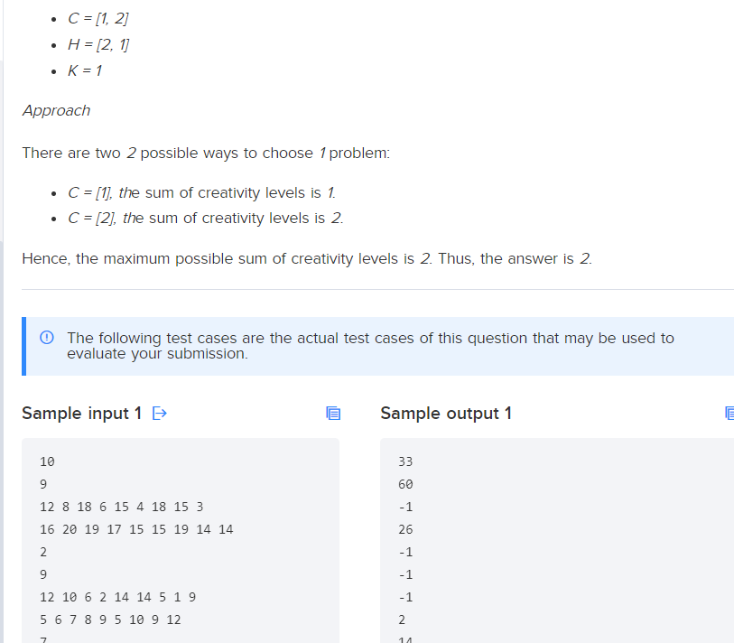 Solved Problems selection You are given N problems, each | Chegg.com