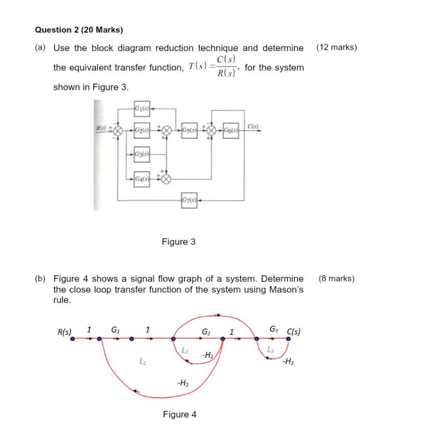 Solved Use the block diagram reduction technique and | Chegg.com