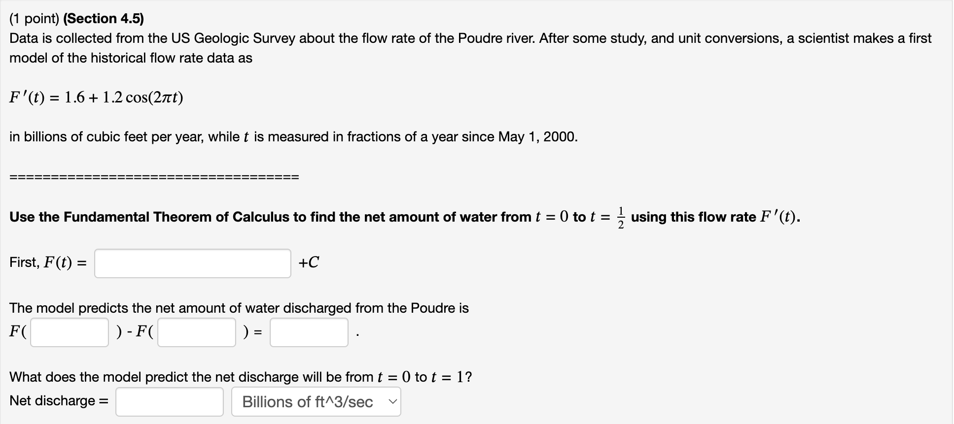 Solved (1 point) (Section 4.5) Data is collected from the US | Chegg.com