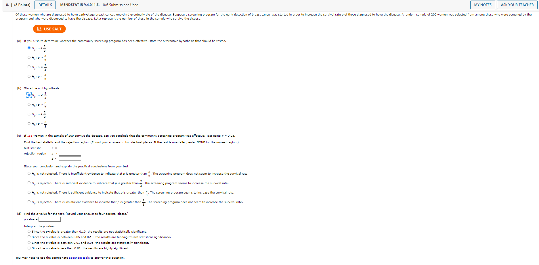 Solved (a) If you wish to determine whether the community | Chegg.com