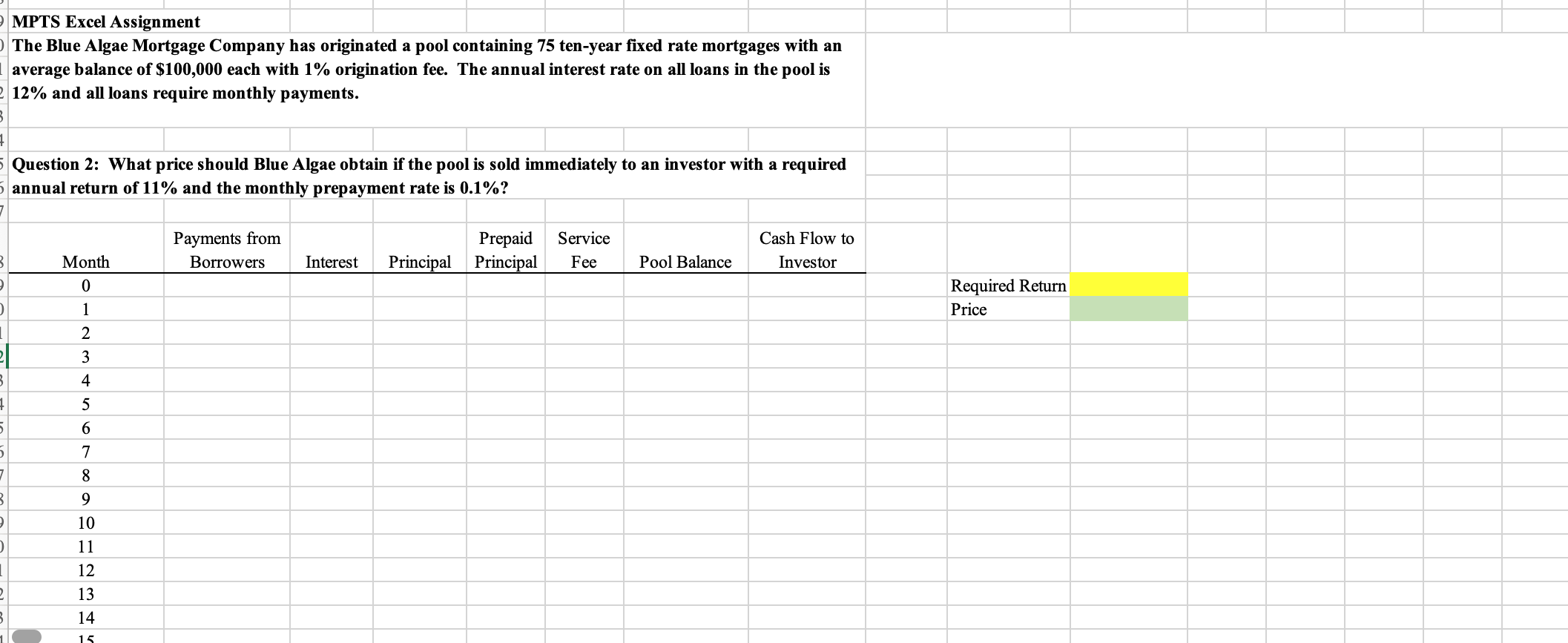 Solved Fill out excel and include syntax for cells. Do | Chegg.com