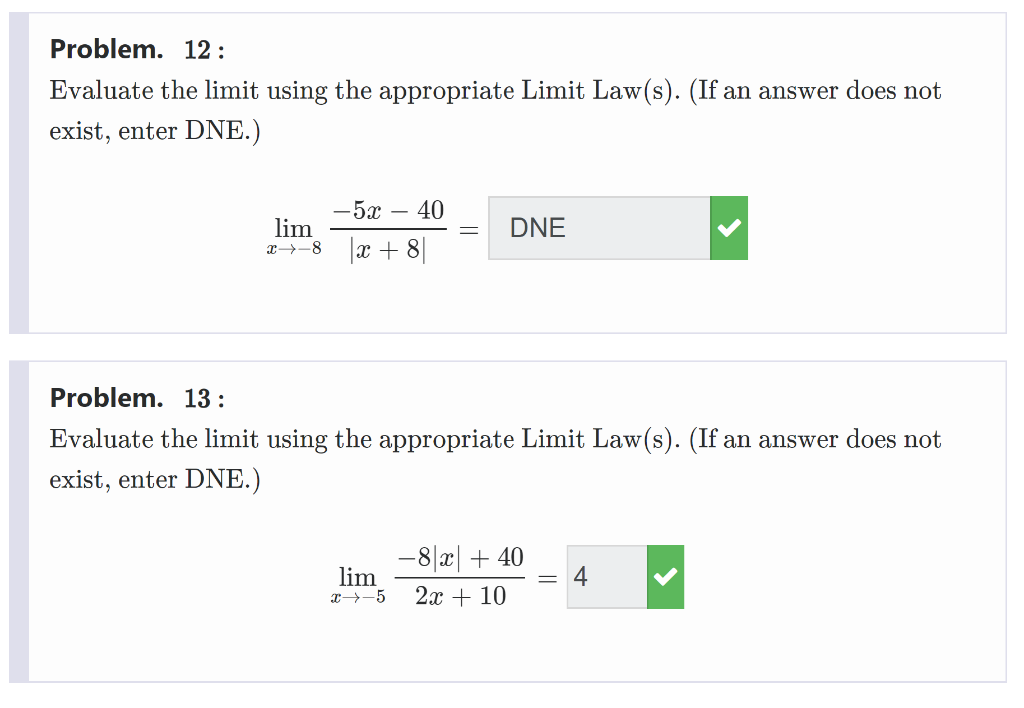 Solved Problem. 12 : Evaluate the limit using the | Chegg.com