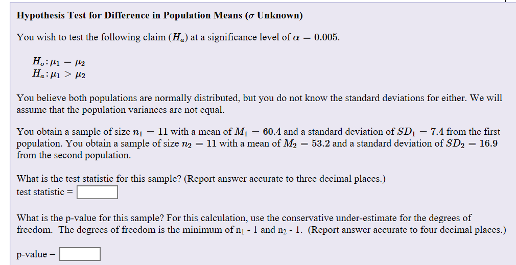 Solved Calculate the Standardized Test Statistic You are | Chegg.com
