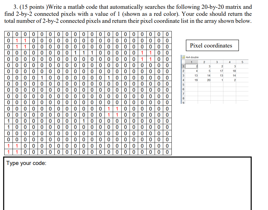 Solved 3. (15 points )Write a matlab code that automatically | Chegg.com