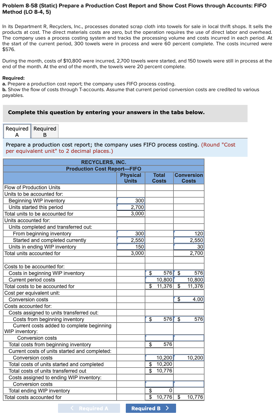 solved-problem-8-58-static-prepare-a-production-cost-chegg