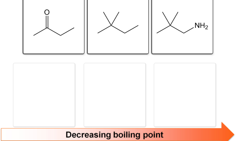 Solved NH2 Decreasing boiling point NH2 NH2 NH2 O2N Cl | Chegg.com