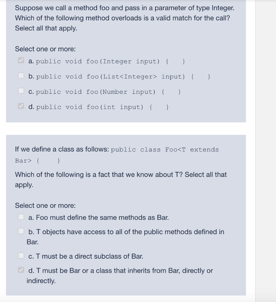 Solved Suppose we call a method foo and pass in a parameter | Chegg.com