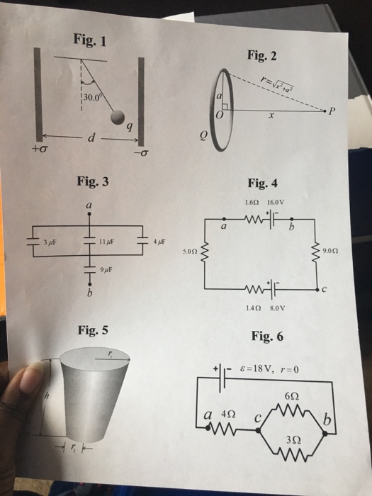 Solved Fig. 1 Fig. 2 130 9 0 Fig. 3 Fig. 4 2 1.6? 16.0V 11 | Chegg.com