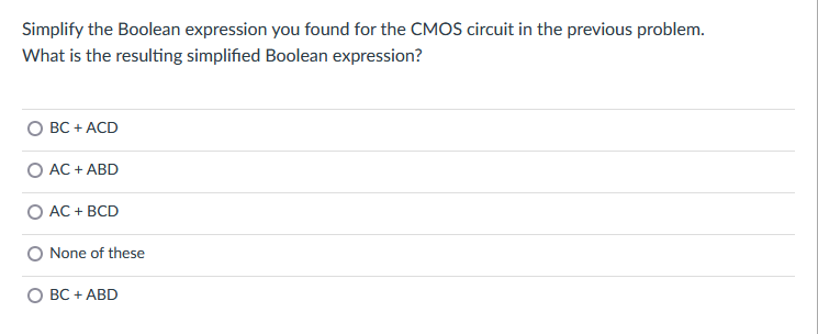 Solved Write down the Boolean expression described by this | Chegg.com