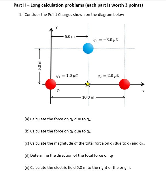 Solved Part II - Long calculation problems (each part is | Chegg.com