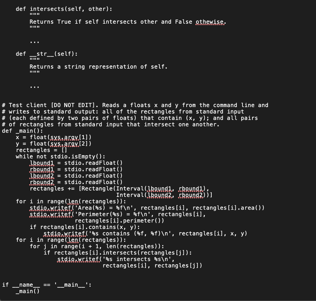 Solved Problem 4. (Rectangle) Define a data type Rectangle | Chegg.com
