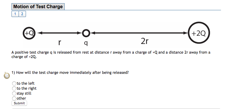 Solved I'm unsure which formula to use. I've seen (kQ)/r as | Chegg.com