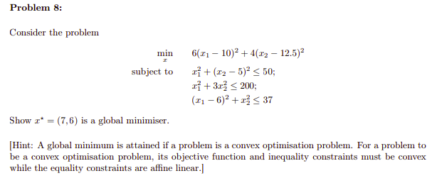 Problem 8:Consider the | Chegg.com