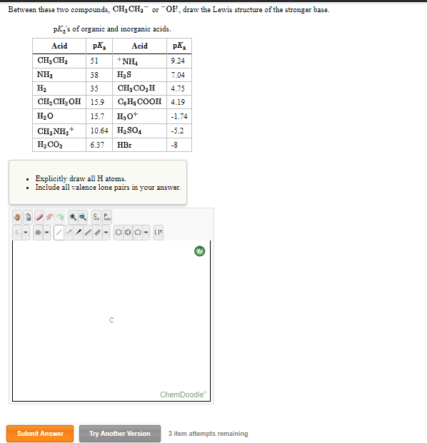 Solved Between these two compounds, CHCH2 or OP, draw the | Chegg.com
