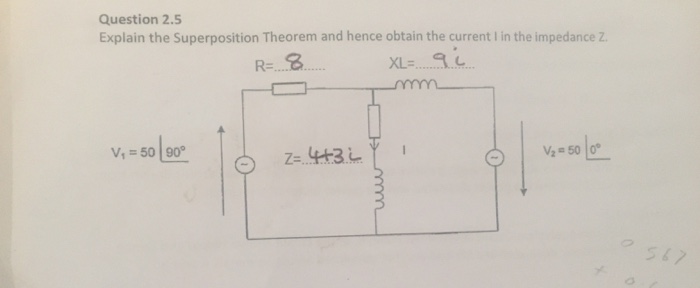 Solved Explain the Superposition Theorem and hence obtain | Chegg.com