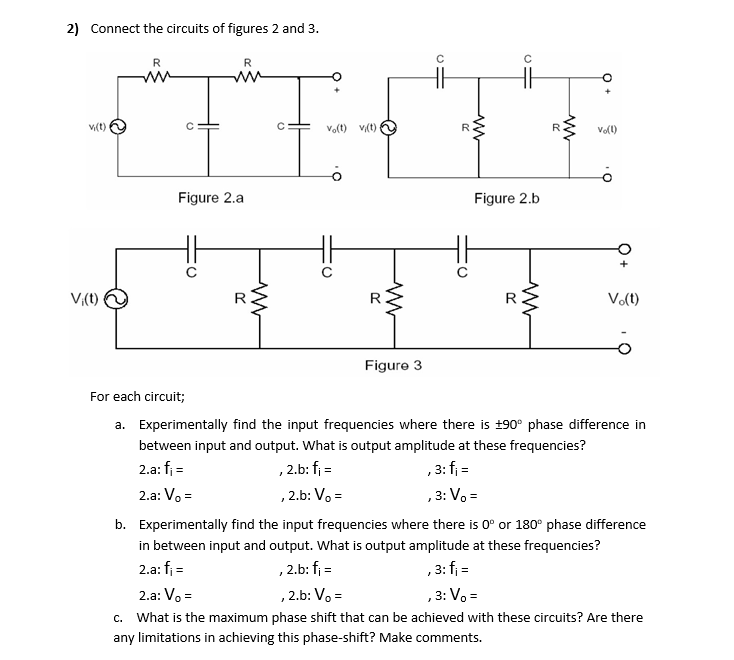 Solved 3) Explain the effect of input frequency increment | Chegg.com