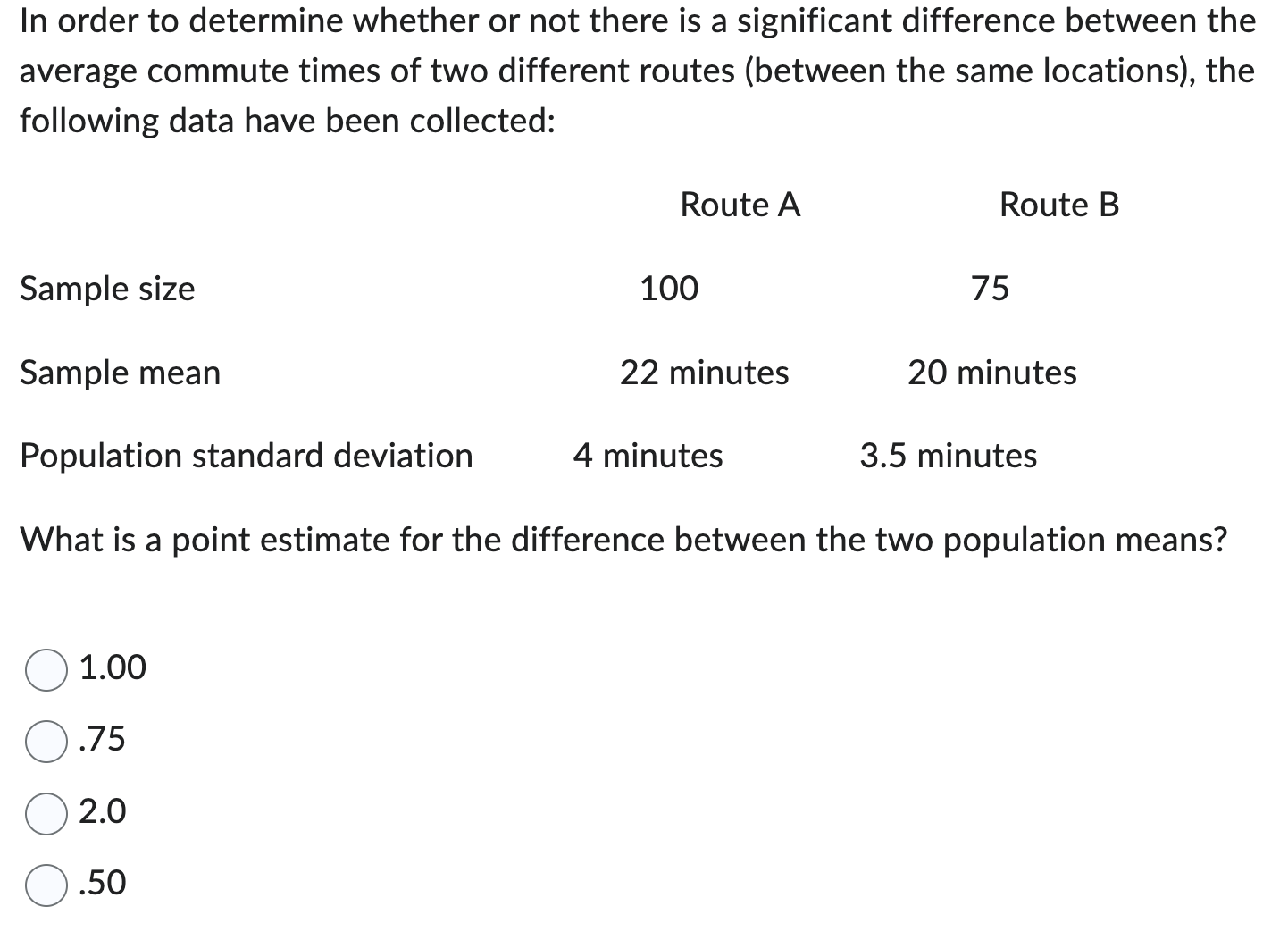 Solved In order to determine whether or not there is a | Chegg.com