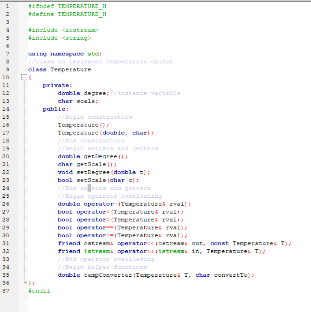 Solved In class we have been developing our first C++ class | Chegg.com