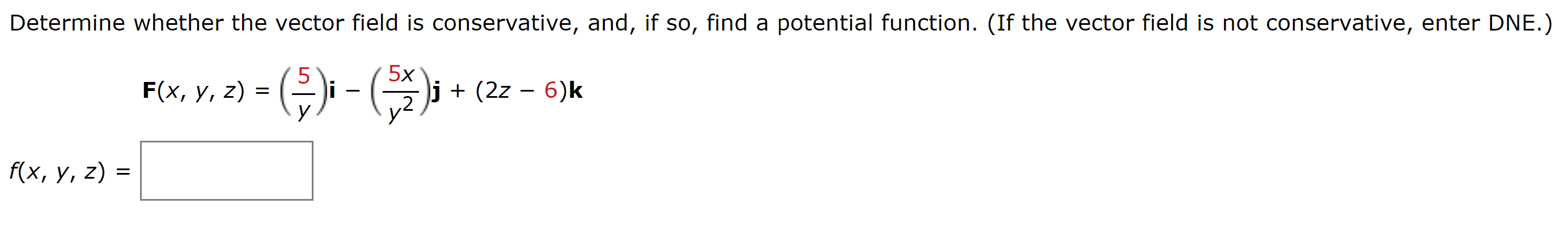 Solved Determine whether the vector field is conservative, | Chegg.com