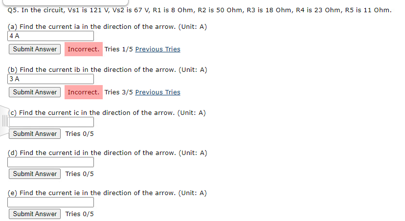 Solved R R3 R5 ic ie + + Vsi in R2 id ERA Vs2 Q5. In the | Chegg.com
