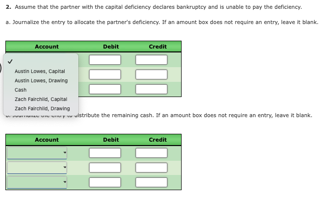 Solved sold for $32,500, the partner with the capital | Chegg.com