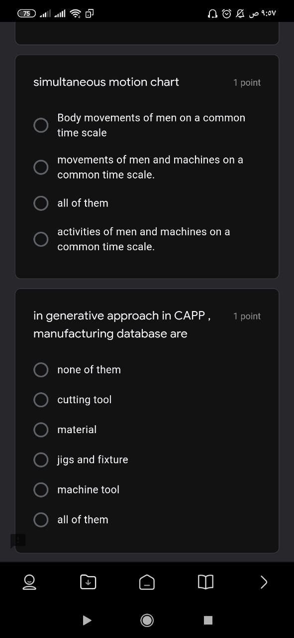 Solved اااه اااه (5) 0 ۹:۵۷ ص g 9 simultaneous motion chart | Chegg.com