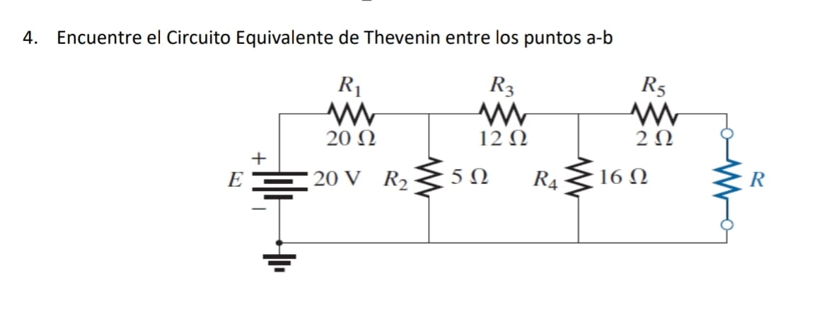 Solved Encuentre el Circuito Equivalente de Thevenin entre | Chegg.com