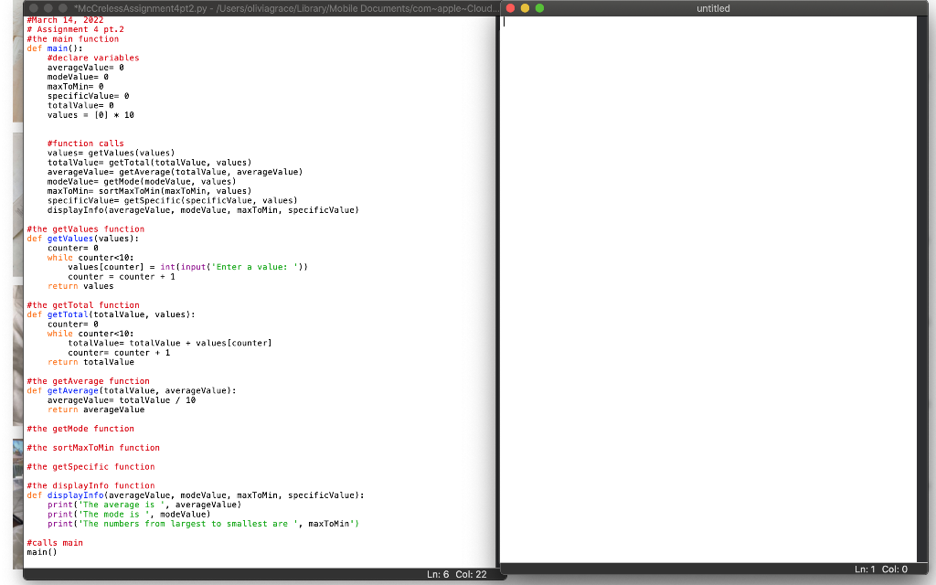 Solved 2. (50 points) Write a program that asks the user to | Chegg.com