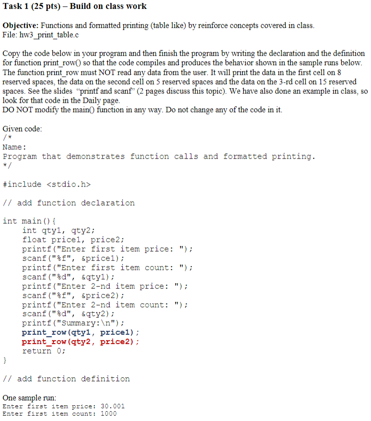 Solved Task 1 (25 pts) - Build on class work Objective: | Chegg.com