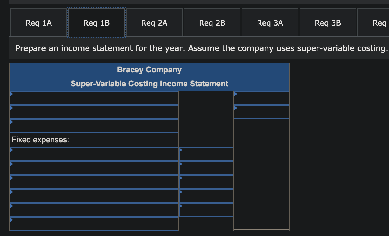Solved Problem 6A-5 (Algo) Super-Variable Costing, Variable | Chegg.com