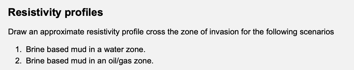 Solved Resistivity profiles Draw an approximate resistivity | Chegg.com
