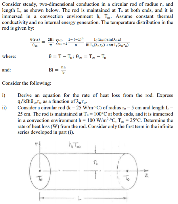 Consider steady, two-dimensional conduction in a | Chegg.com