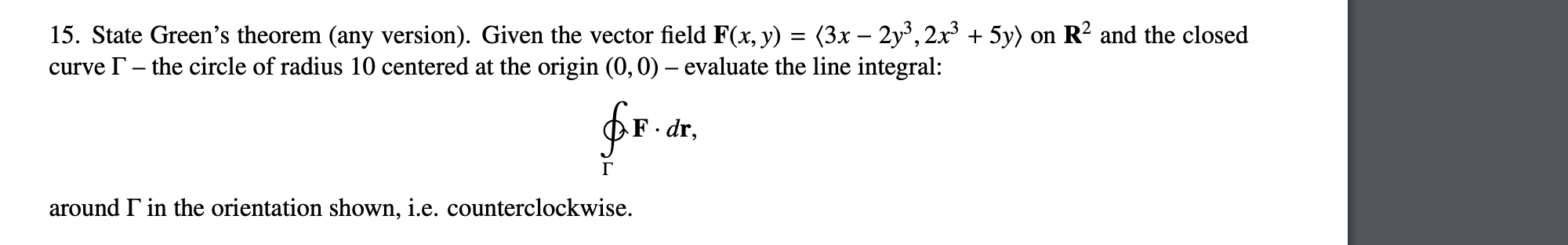 Solved Notation and conventions: in R^2 (2-dimensional | Chegg.com