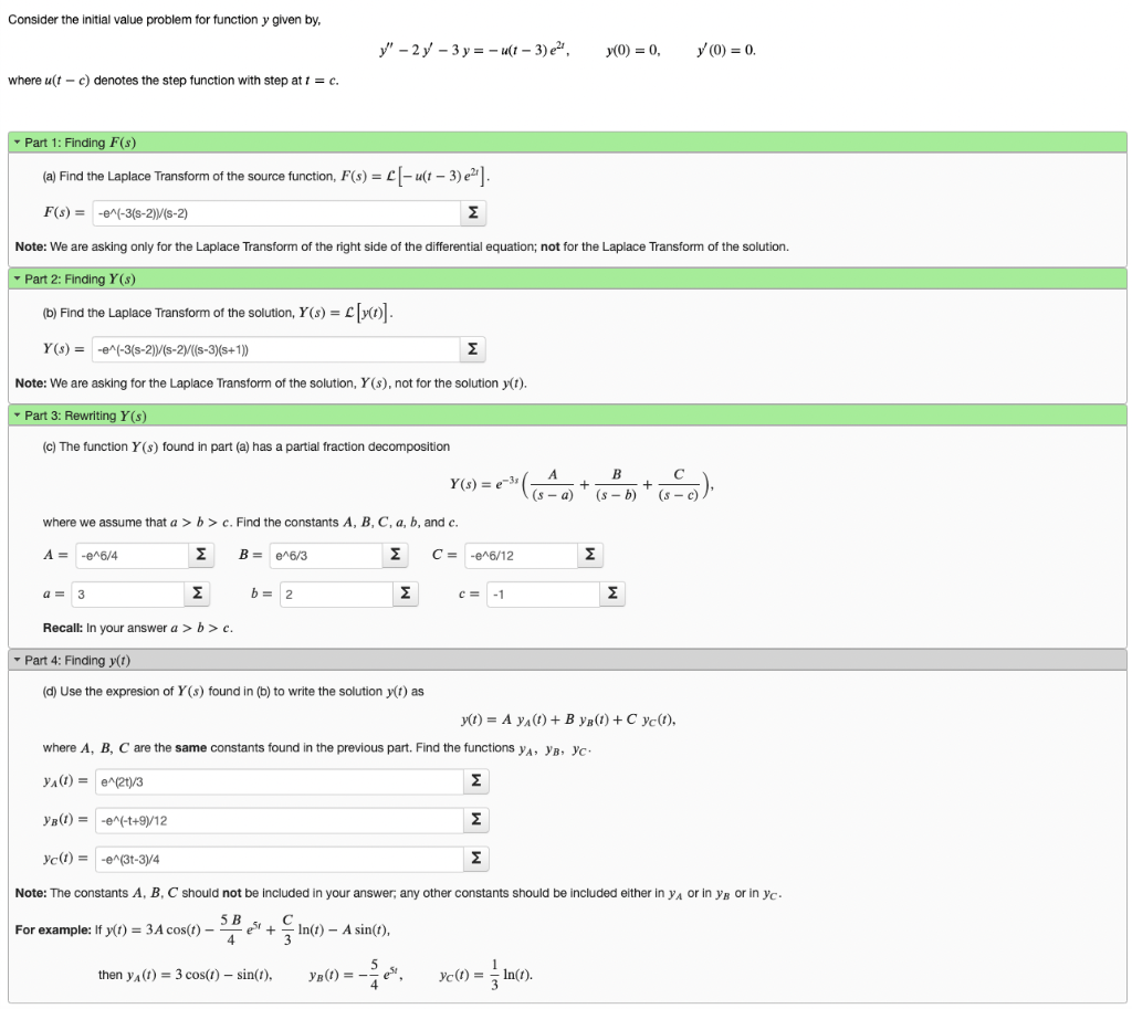 Solved Consider the function f(t)={03t2−3t+3 for t