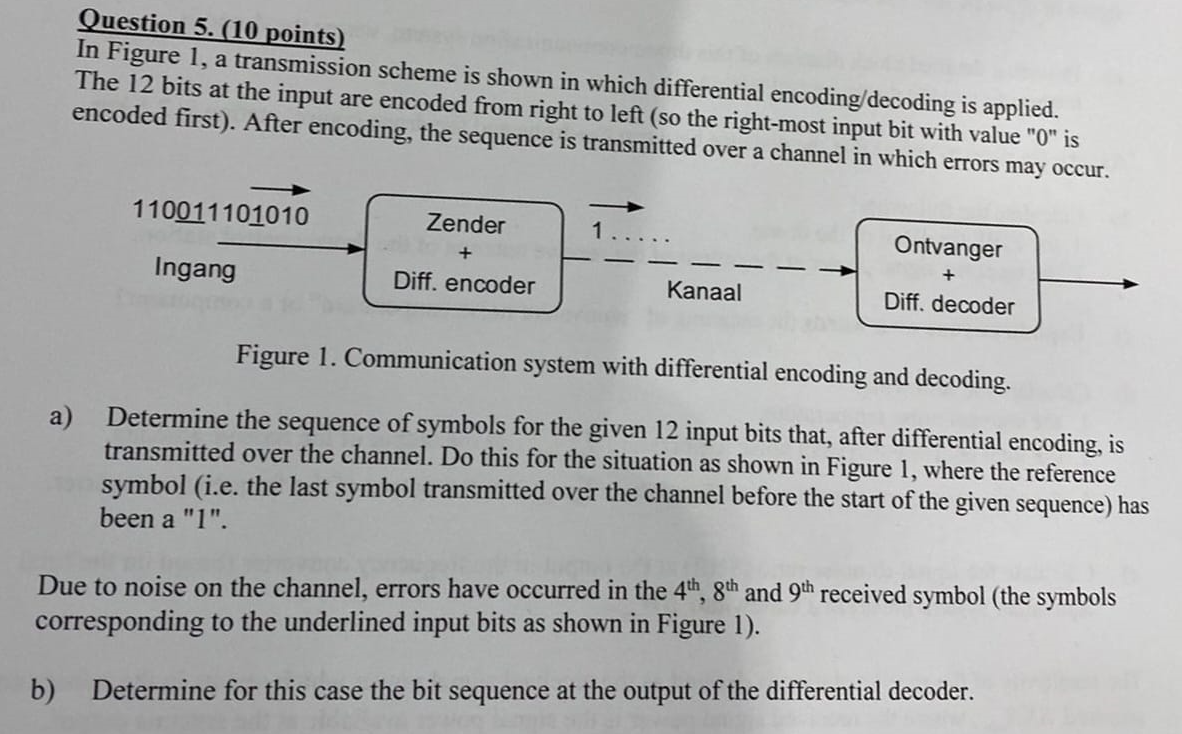 Solved a) Question 5. (10 points) In Figure 1, a | Chegg.com
