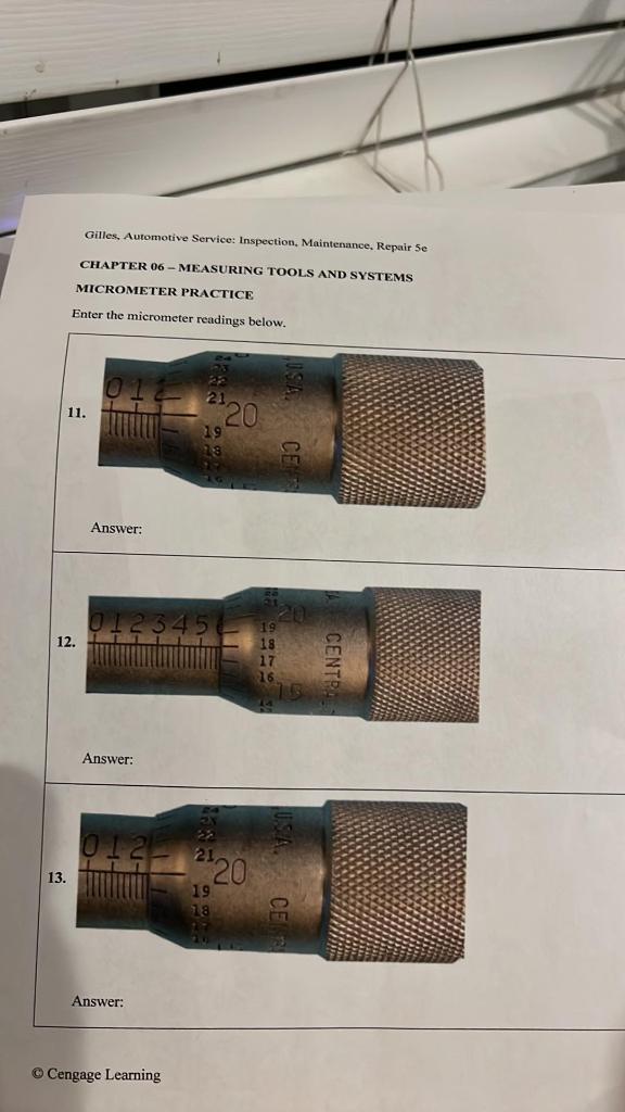 Solved Gilles, Automotive Service: Inspection, Maintenance, | Chegg.com