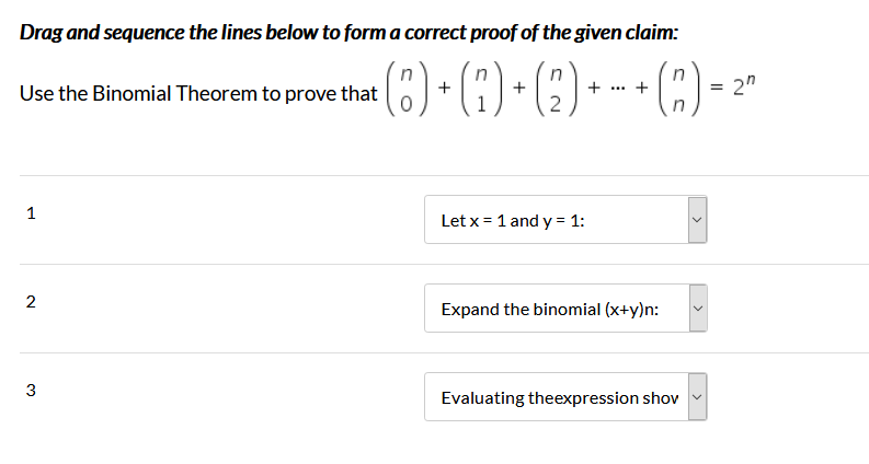 Solved Drag and sequence the lines below to form a correct | Chegg.com