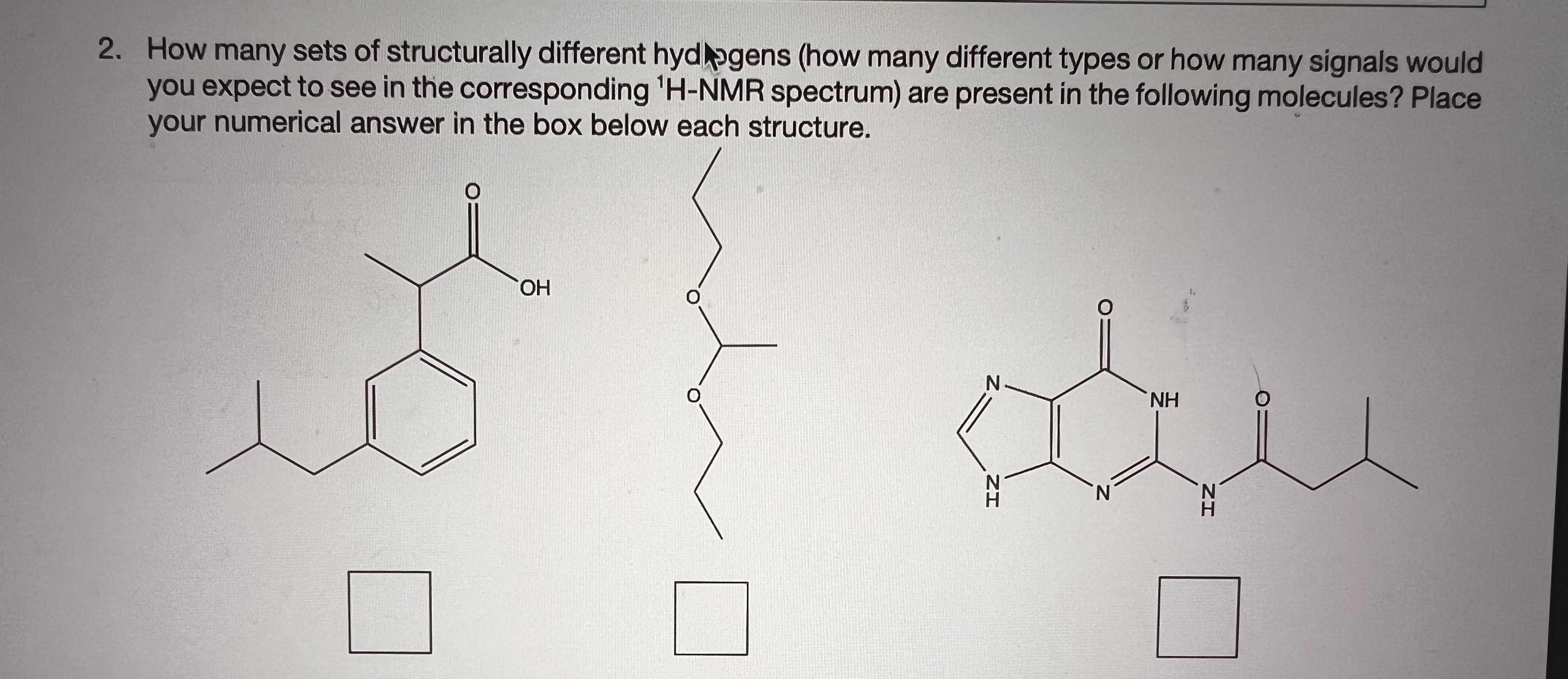 Solved How many sets of structurally different hyd $gens | Chegg.com