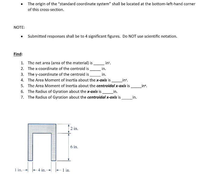 Solved • The origin of the "standard coordinate system" | Chegg.com