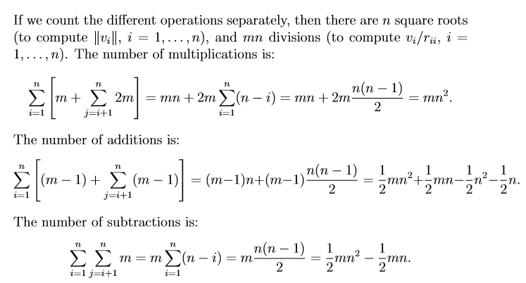 8.1. Let A be an mxn matrix. Determine the exact | Chegg.com