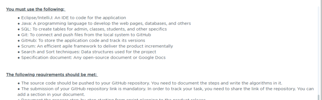 Solved DESCRIPTION Project objective: As a Full Stack | Chegg.com